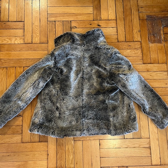 Hennes Collection | Jackets & Coats | Vintage Black White Faux Fur Coat ...